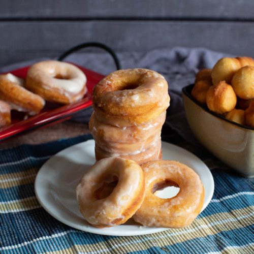 Vintage Glazed Donut Recipe - the Imperfectly Happy home